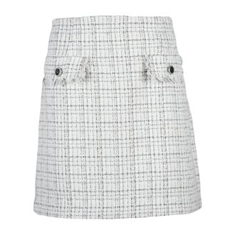 Guess Mini Boucl&eacute; Rock - - Skirts - Damen - Wei&szlig; - XL