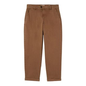 Oltre Chino-Hose aus Baumwollmischung - - Trousers - Damen - Braun - 3XL