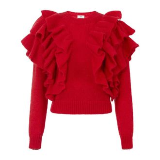 Elisabetta Franchi Damen, Strickwaren, Rot, MGr&ouml;&szlig;e