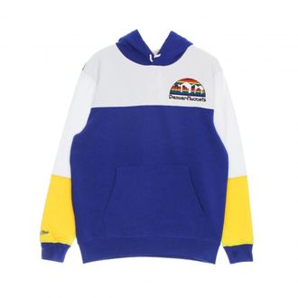 Mitchell & Ness HoodieBA Fusion Fleece 2.0 Hartholzklassiker Dennug - - Sweatshirts & Hoodies - Herren - Blau - XS