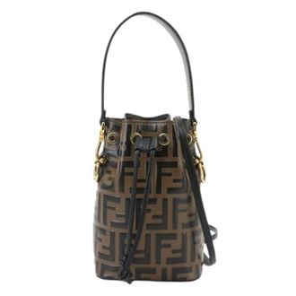 Fendi Sac seau Zucca Pre-owned - Femme - Pre-owned - Brun - Taille: ONE Size