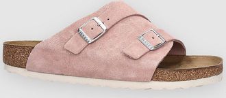 Birkenstock Z&uuml;rich Suede Leather Sandalen pink clay