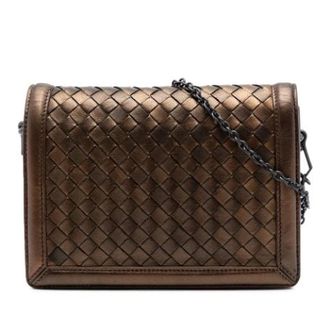 Bottega Veneta Pre-owned Gewebte Umh&auml;ngetasche - - Pre-owned - Damen - Braun - ONE SIZE