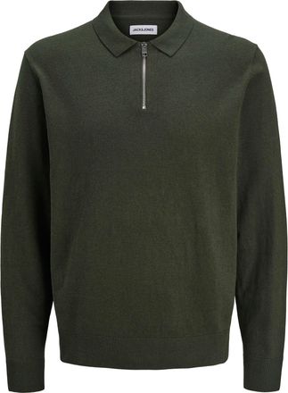 Jack & Jones Male Gestricktes Polo Einfarbig Gestricktes Polo