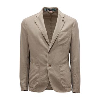 Bob Domi Baumwoll-/Leinenjacke - - Jackets - Herren - Beige - M