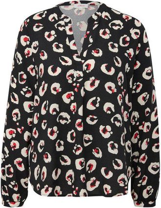 s.Oliver Langarmbluse Bluse Viskosebluse mit Dobby-Struktur