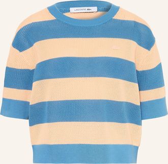 Lacoste Strickshirt blau