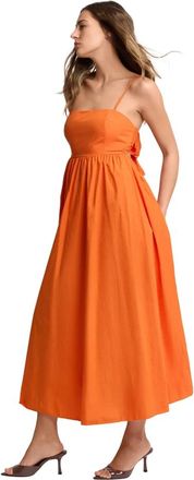 Kocca Femme, Robes, Orange, Taille: 36 FR Abito fiocco sul retro