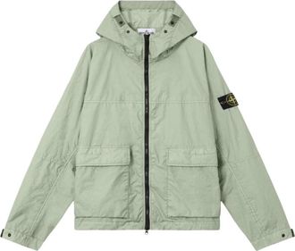 Stone Island Homme, Vestes, Vert, Taille: XL Blouson Bomber Membrana 3L TC