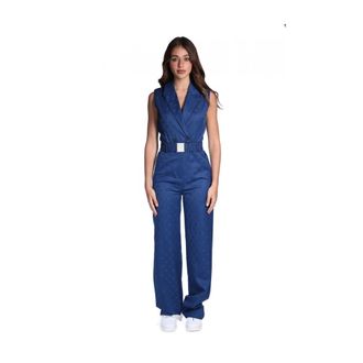 John Richmond Femme, Combinaisons et Ensembles, Bleu, Taille: 34 FR Uwp26194Tu Jumpsuit