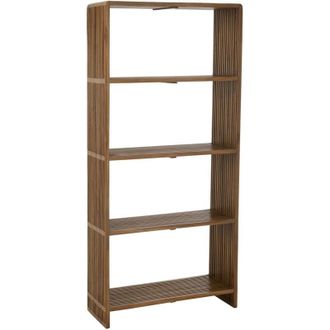 Hellin Hellin - Etag&egrave;re 4 niveaux 88x35x190 cm cm en teck recycl&eacute; marron - renty