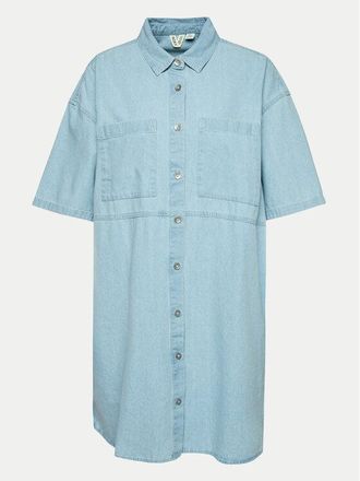 Roxy Jeanskleid Pacific Night ERJDD03005 Blau Relaxed Fit