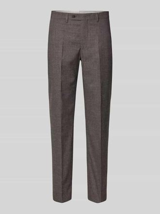 Christian Berg Slim Fit Anzughose mit B&uuml;gelfalten