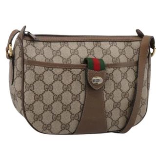 Gucci Sac bandouli&egrave;re vintage doccasion - Femme - Pre-owned - Beige - Taille: ONE Size