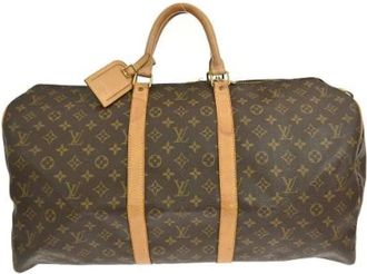 Louis Vuitton unisex, Pre-owned, Brun, Taille: ONE Size Sac Week-end Vintage en Toile Pre-owned