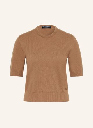 Dolce & Gabbana Strickshirt Aus Cashmere braun