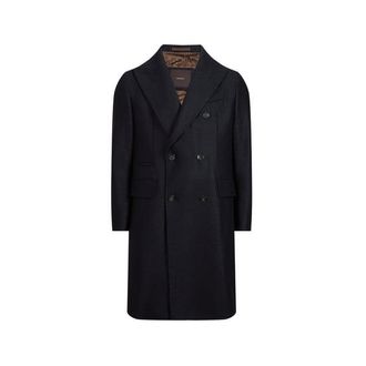 Windsor Manteau mi-long Cantro en laine m&eacute;lang&eacute;e