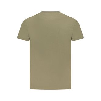 Timberland Logo-Embroidered Cotton T-Shirt - Green