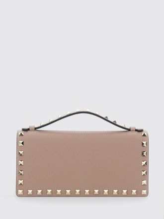 Valentino Garavani Sac &agrave; main Rockstud en cuir de veau avec clous et bandouli&egrave;re cha&icirc;ne