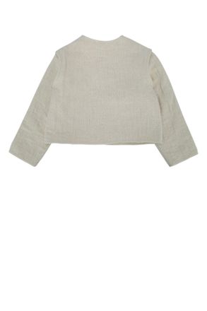 BONPOINT Boys Veste Lathifa Ecru Coton Polyester Autres Fibres Abiti Dress