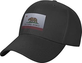 Generic Casquettes Sports Effet Tricot du Drapeau De Californie Chapeau De Soleil Respirant,L&eacute;g&egrave;re Casquette De Camionneur pour Voyages Running Outdoor