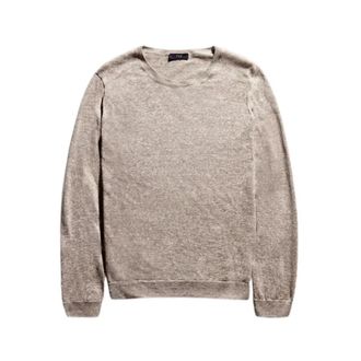 Fay Rundhals-Strickpullover - - Knitwear - Herren - Beige - XL