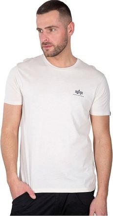 Alpha Industries Alpha Industries Herren Basic T Small Logo T-Shirt, Jet Stream White, 3XL