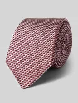 Joop Seidenkrawatte im Allover-Look (7 cm)