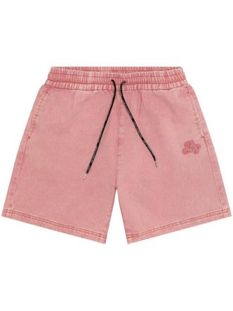 Aape By A Bathing Ape short à logo brodé - Rose