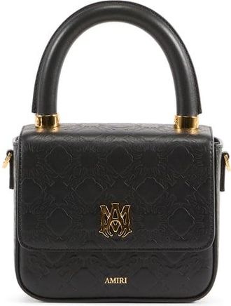 Amiri Macro sac &agrave; main en cuir emboss&eacute;