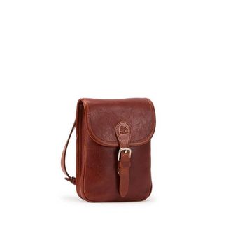 IL BISONTE Sac &agrave; main port&eacute; crois&eacute; en cuir