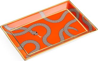 Jonathan Adler Eden Tablett, rechteckig, Orange
