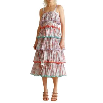 IXIAH Maxikleid mit Blumenmuster - - Dresses - Damen - Mehrfarbig - 2XS