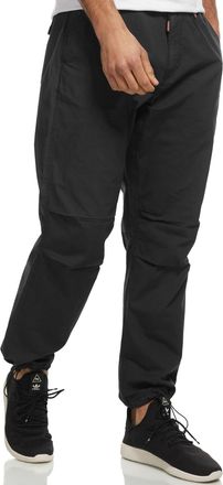 Indicode Herren INPaulino Stoffhose aus 98% Baumwolle | Herrenhose Freizeithose f&uuml;r M&auml;nner Black, XXL