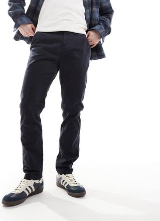 Superdry International - Pantalon chino - Bleu marine éclipse