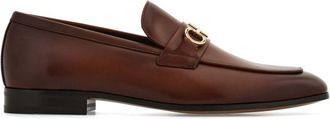 Ferragamo Loafer mit Gancini-Schild - Braun