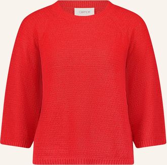 Cartoon Cartoon Pullover Mit 3/4-Arm rot