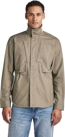 G-Star RAW Herren Utility Zip Overshirt, Braun (Turf D21985-D213-273), XL