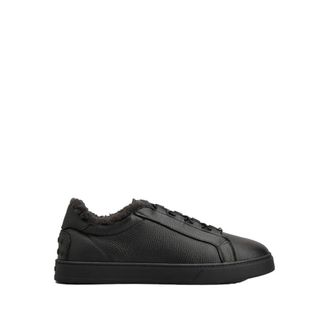 Tod's Leather Sneakers - - Shoes - Herren - Schwarzk - 44 EU