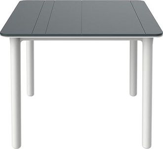 Resol Noa Quadratischer Tisch f&uuml;r den Innen- und Au&szlig;enbereich, 90 x 90 cm, f&uuml;r Garten, Terrasse, Balkon, Wohnzimmer, K&uuml;che, Esszimmer, Design, leicht, viels