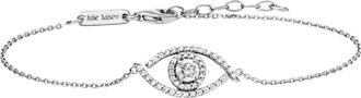Julie Julsen Armband 925 Silber rhodiniert Auge Zirkonia wei&szlig;