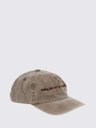 Amish Casquette de baseball en denim de coton avec logo et slogan brod&eacute;s