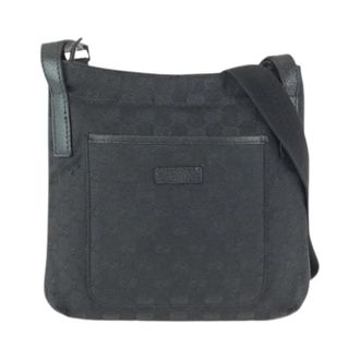 Gucci Pre-owned GG Canvas Leder Umh&auml;ngetasche - - Pre-owned - Damen - Schwarzk - ONE SIZE