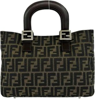 Fendi Sac cabas vintage doccasion - Femme - Pre-owned - Brun - Taille: ONE Size