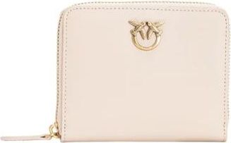 Pinko Pinko, Femme, Accessoires, Beige, Taille: ONE Size Taylor Zip-Around Wallet