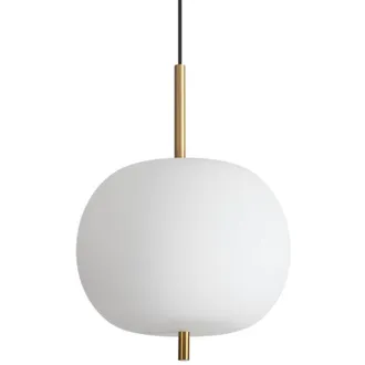 Ideal Lux Ideal Lux UMILE Plafonnier suspendu &agrave; LED de 30 cm, blanc 3000 K