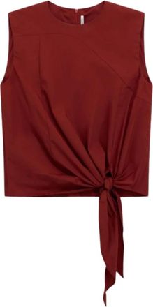 Liviana Conti Femme, Tops, Rouge, Taille: 38 FR D&eacute;bardeur