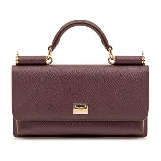 Dolce & Gabbana Phone Bag Vit.St.Dau - - Bags - Damen - Braun - ONE SIZE