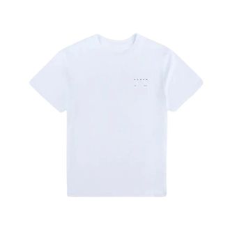 Hogan Homme, Tops, Blanc, Taille: S Cotton T-shirt