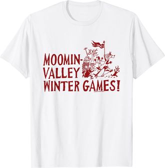 Moomin Mymble & Co Red Moominvalley Winterspiele! Sport T-Shirt